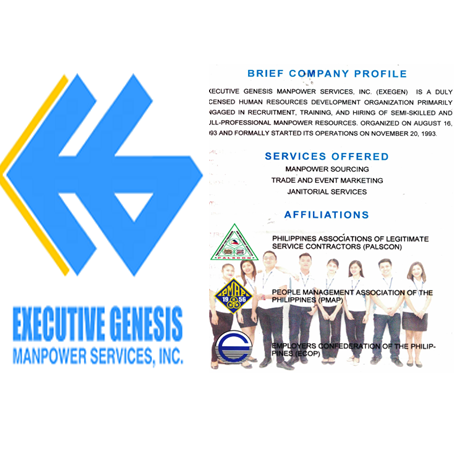 EXECUTIVE GENESIS SERVICES INC. Careers in Philippines, Job ...