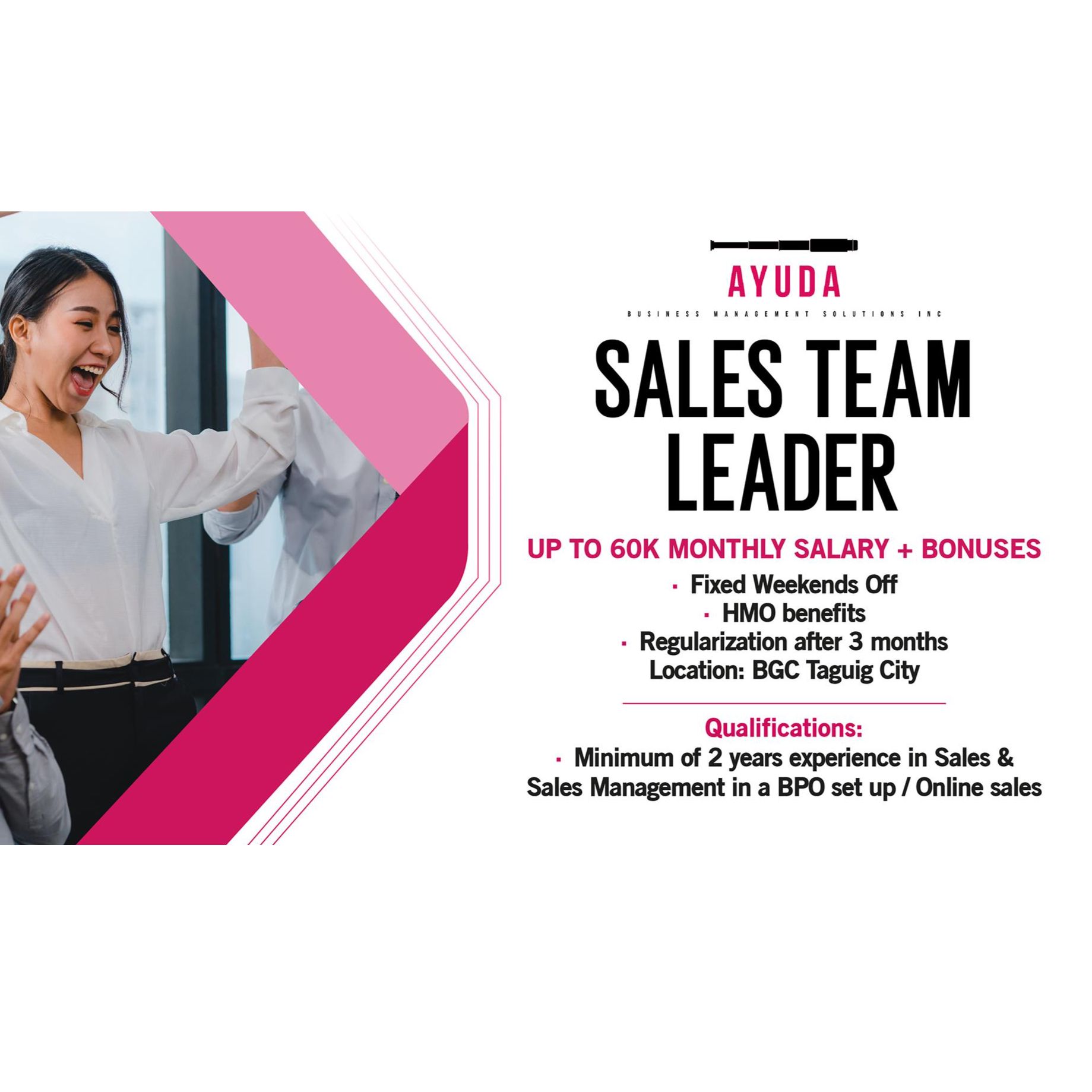 Ayuda Business Management Solutions Inc. is hiring Mandarin/English ...